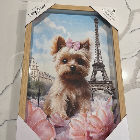 Design District | Art | Design District Yorkie Paris Eiffel Tower Wall ...